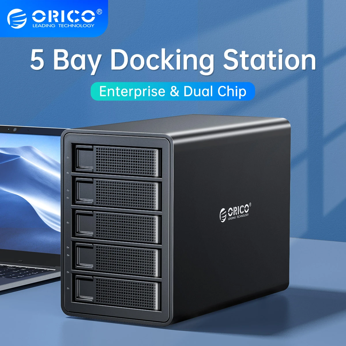 Orico 35 Series 5 Bay Hdd Docking Station With Dual Chip 150w Built-in ...