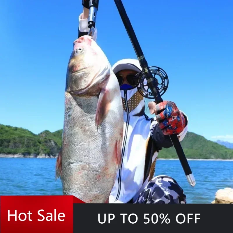 4.5M,5.4M,6.3M,7.2M Adjustable Positioning Fishing Rod Telescopic ...