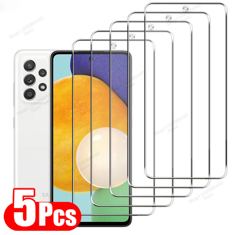 5 adet ekran koruyucu Samsung Galaxy A53 5G A54 A34 A14 A73 A33 A23 A13 A72 aa52s aa22 A12 A71 ...
