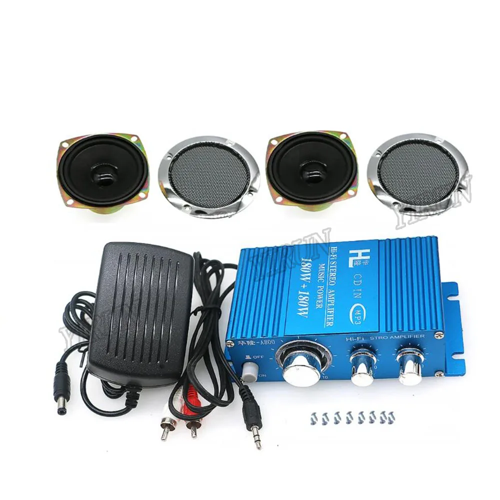 Pinbll Arcade Game Machine Audio Kit 180W Stereo Power Amplifier with 3 ...