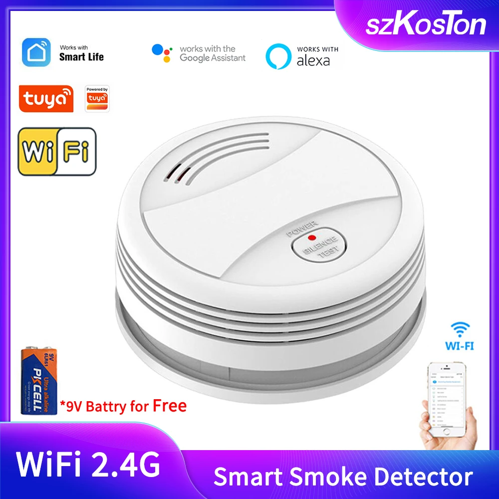 Tuya-Wifi-Smart-Smoke-Detector-Fire-Alarm-Smart-Life-APP-Control-Smoke ...