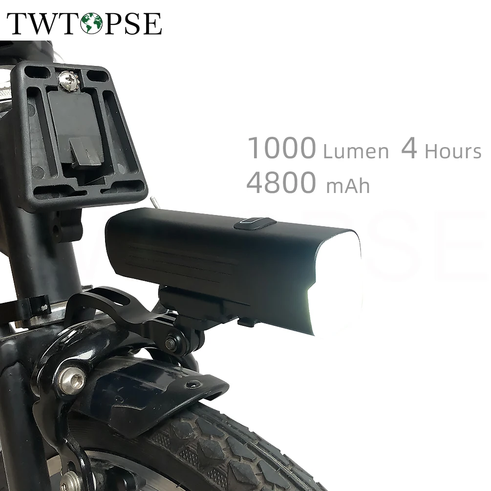 Twtopse 1000 Lumen Bike Light With Mount Bracket For Brompton Folding ...