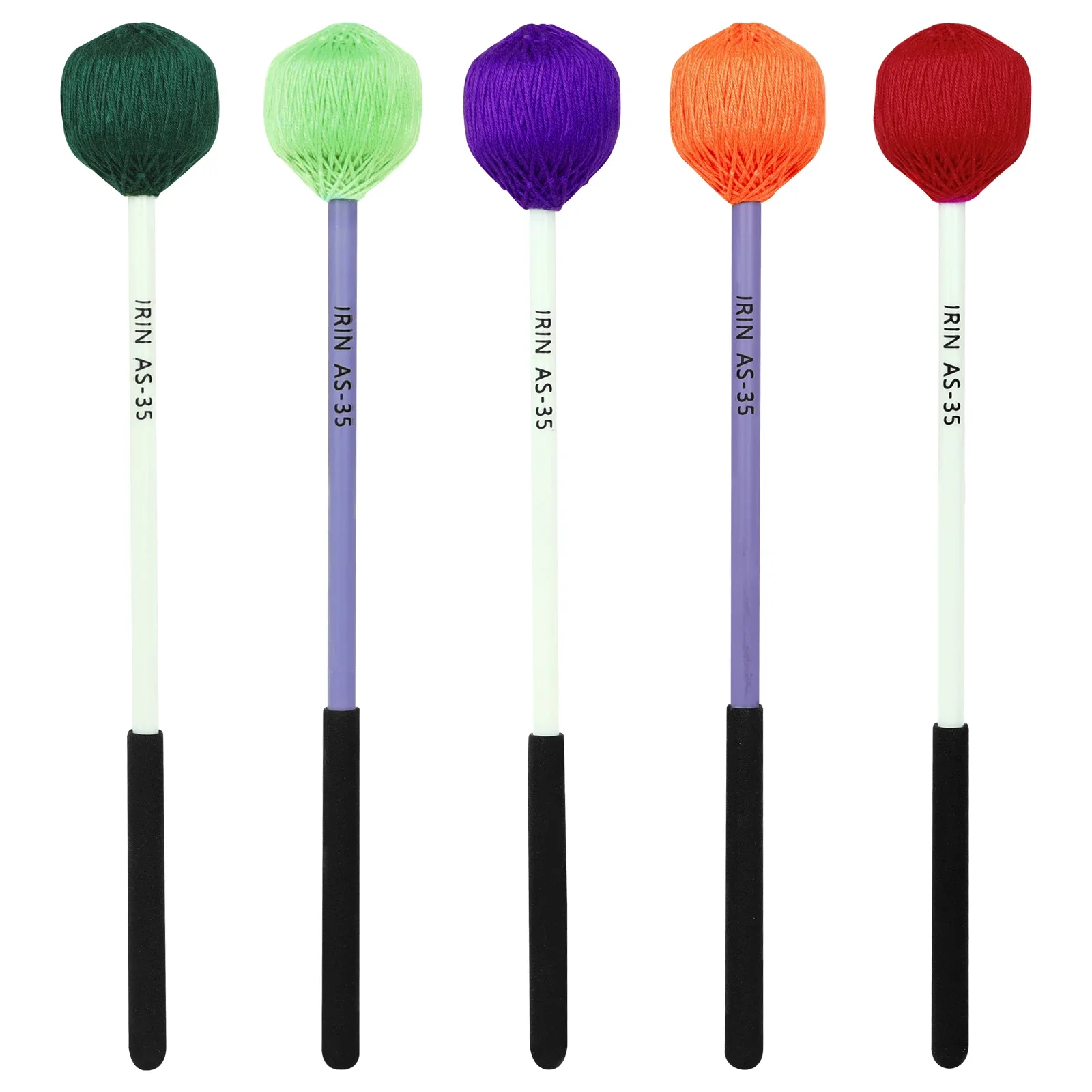 IRIN Bass Drum Sticks AS-35 Drumsticks Professional Marimba Mallets ...