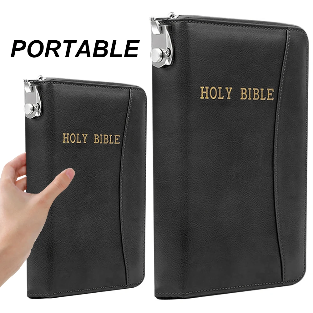 Lockable Soft Pistols Case Holy Bible Leather Gun Bags Concealed Carry ...