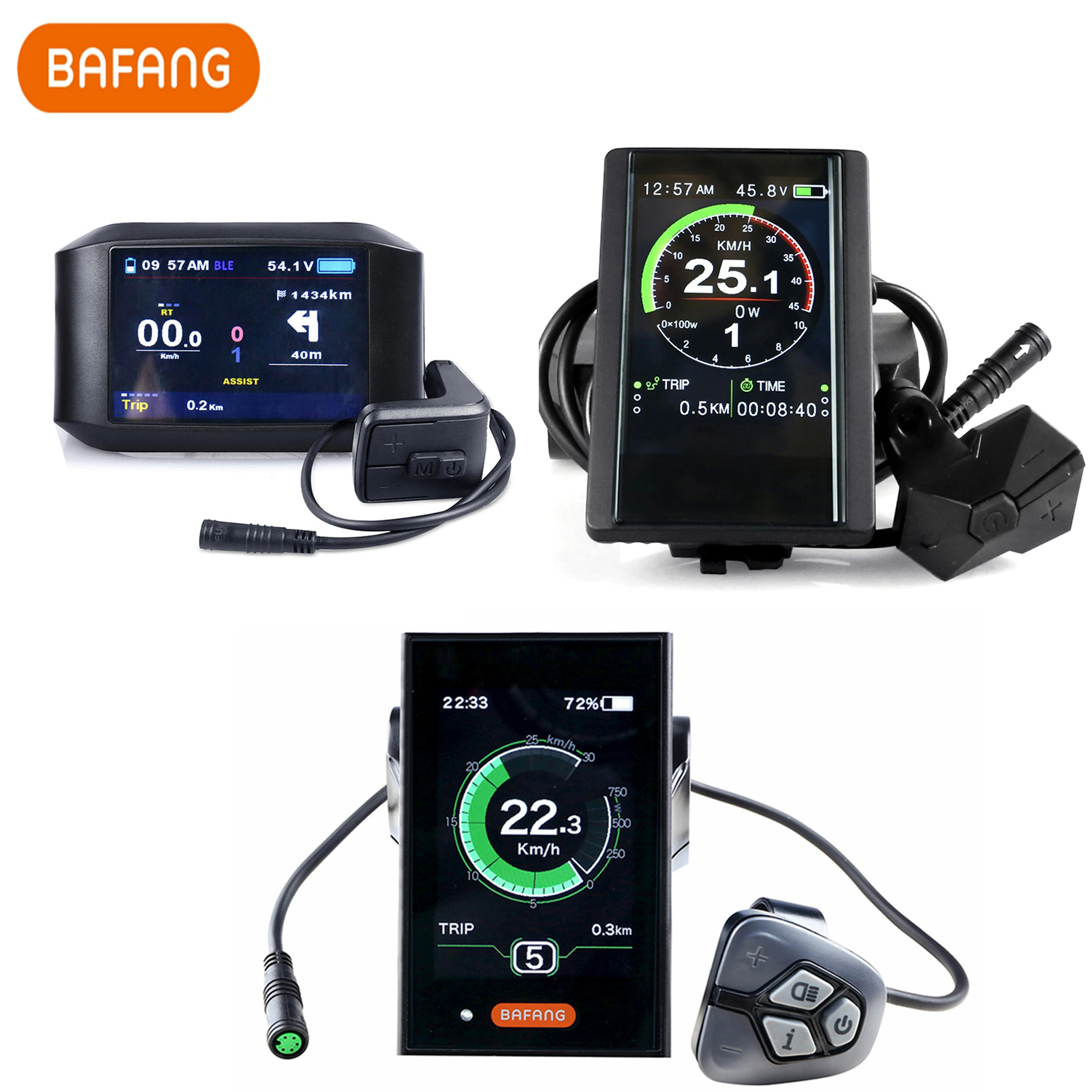 Electric-Bike-Bafang-Display-DPC18-850C-C965-750C-Bluetooth-for-BAFANG-BBS-Mid-Drive-Motor ...