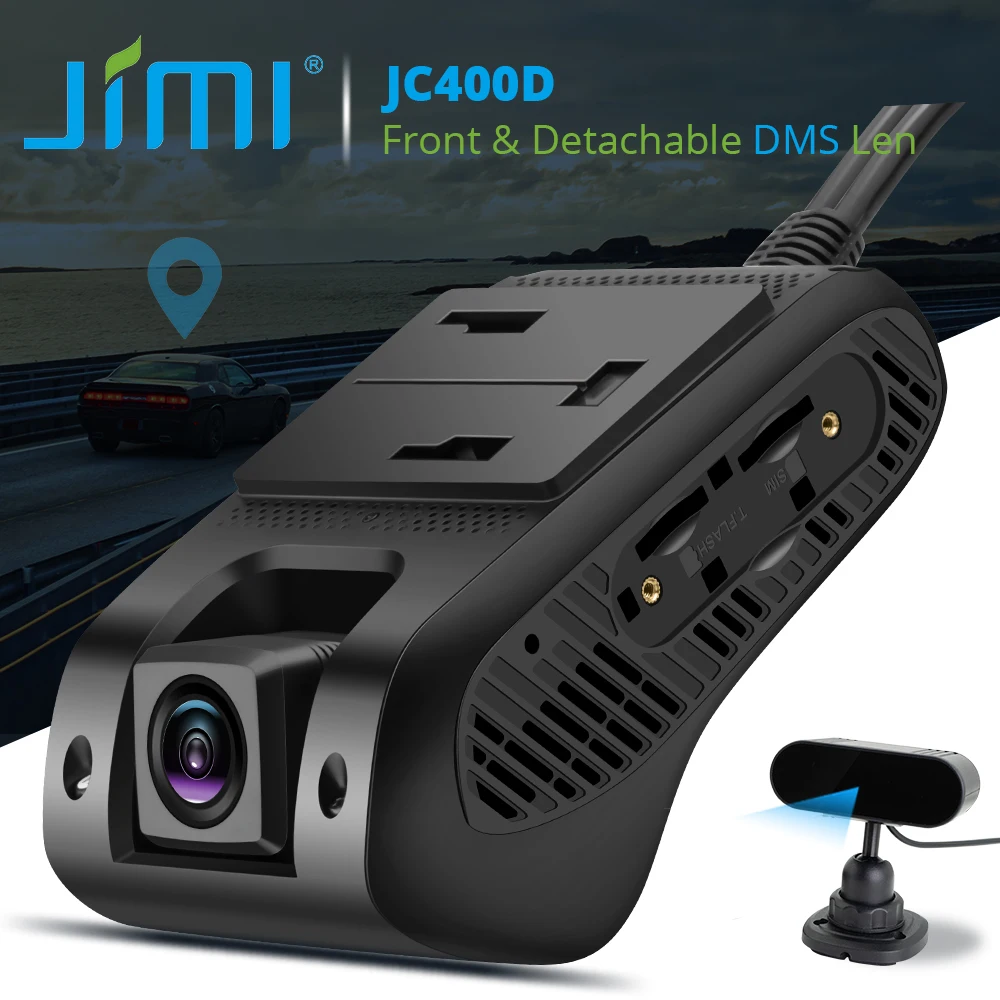 Jimi JC400D 4G DMS Car Dvr Camera 1080P With Driver Behaviour ...