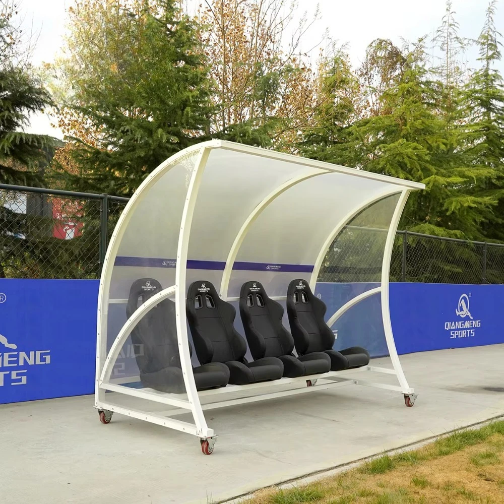 4 Person Soccer Pitch Seat Grandstand Seat for Football Field Player ...