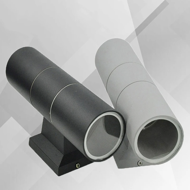 Waterproof-Home-Decor-85-265V-LED-Wall-Lamp-Round-Double-Head-Wall ...