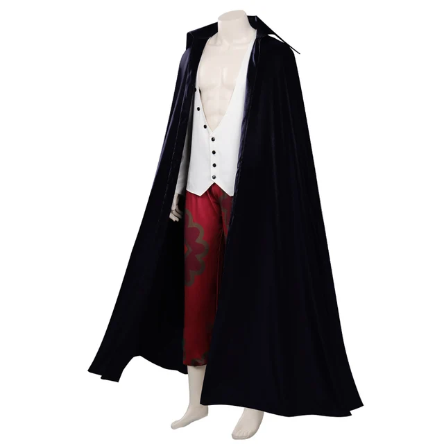 Déguisement One Piece Shanks avec une cape noire - Déguisement Mania