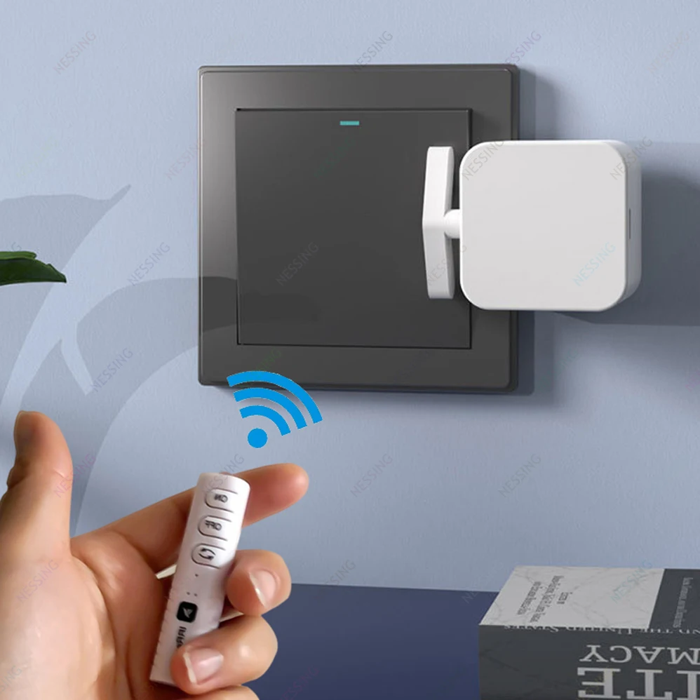 Remote-Control-light-off-Robot-Swing-Arm-Rocker-Remote-Switch-Press ...