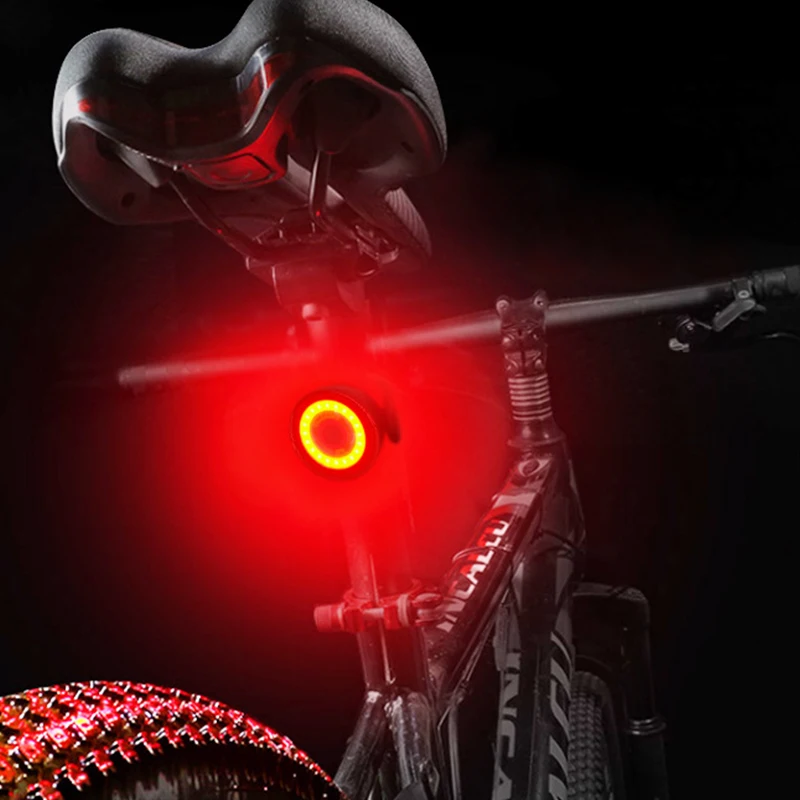 LED Bike Rear Light Waterproof Portable Safety Light Cycling Rear Tail ...