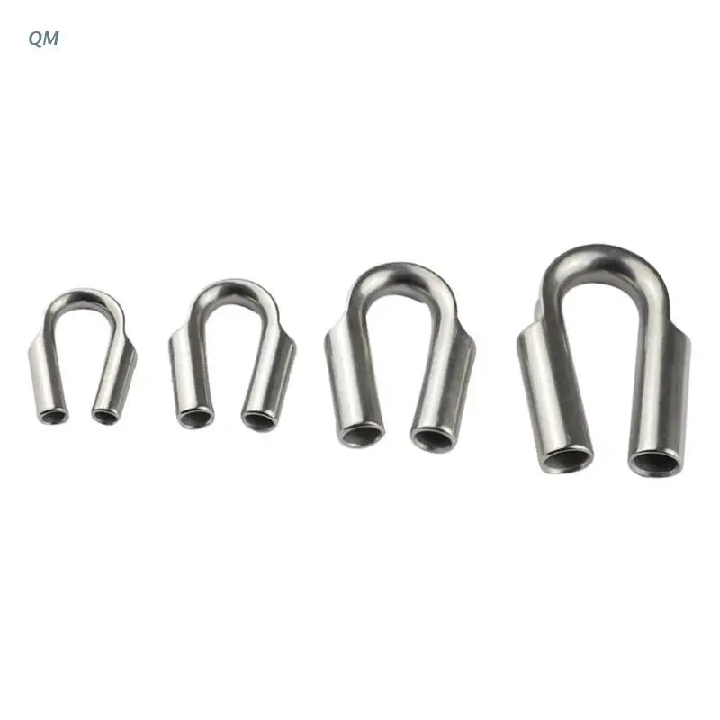 Stainless-Steel-Wire-Rope-Protection-Clamps-6-8-10-12mm-Ringging-Anchor ...
