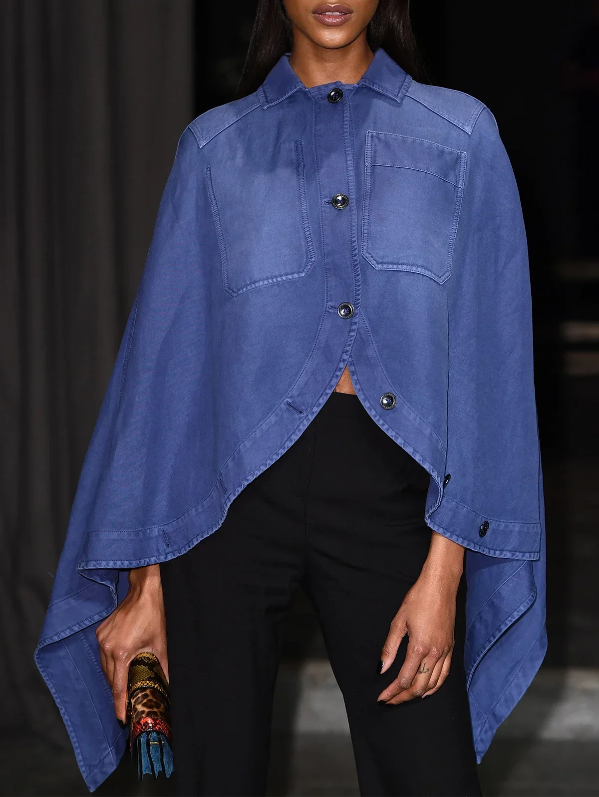 Spring-New-Women-Batwing-Sleeve-Solid-Cape-Shirt-Female-Lapel-Collar ...