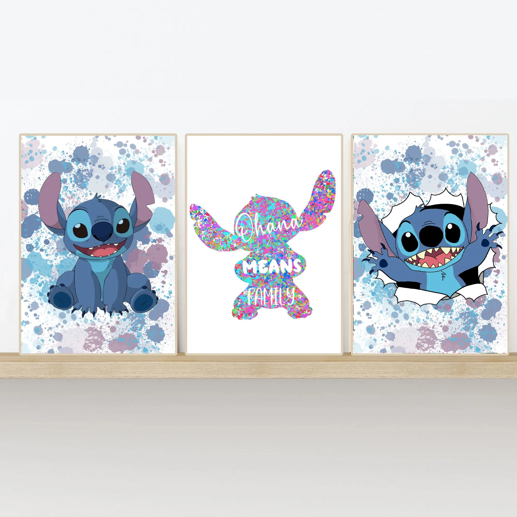 Stitch Art Print: The Perfect Wall Decor for Disney Fans and Kids’ Rooms