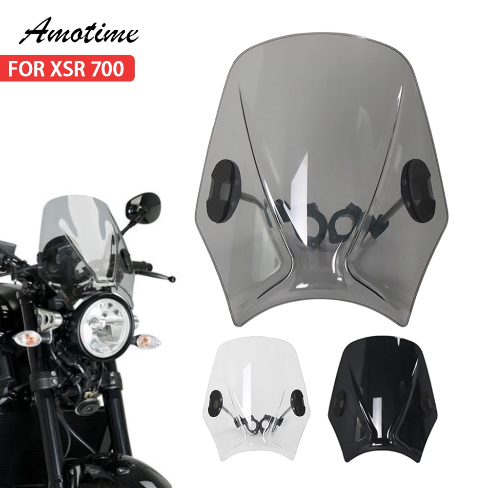 xsr700-Accessories-Motorcycle-Adjustable-Wind-Screen-Windshield-For-XSR ...