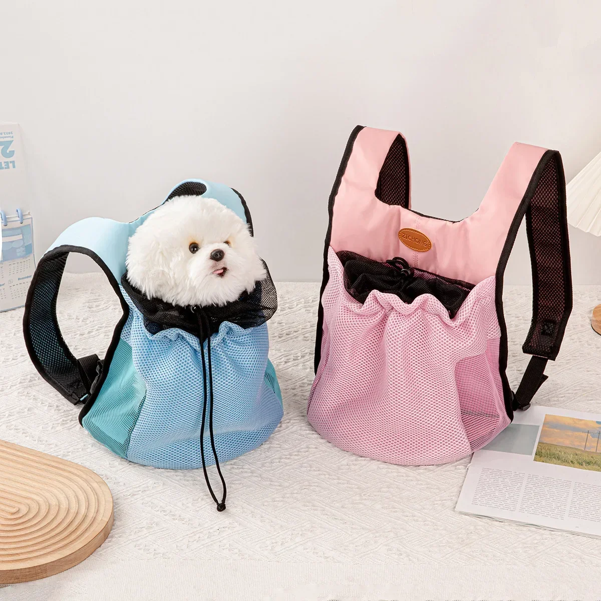 Pet Bag Outdoor Portable Backpack Dog Chest Bag Folding Cat Bag Small ...