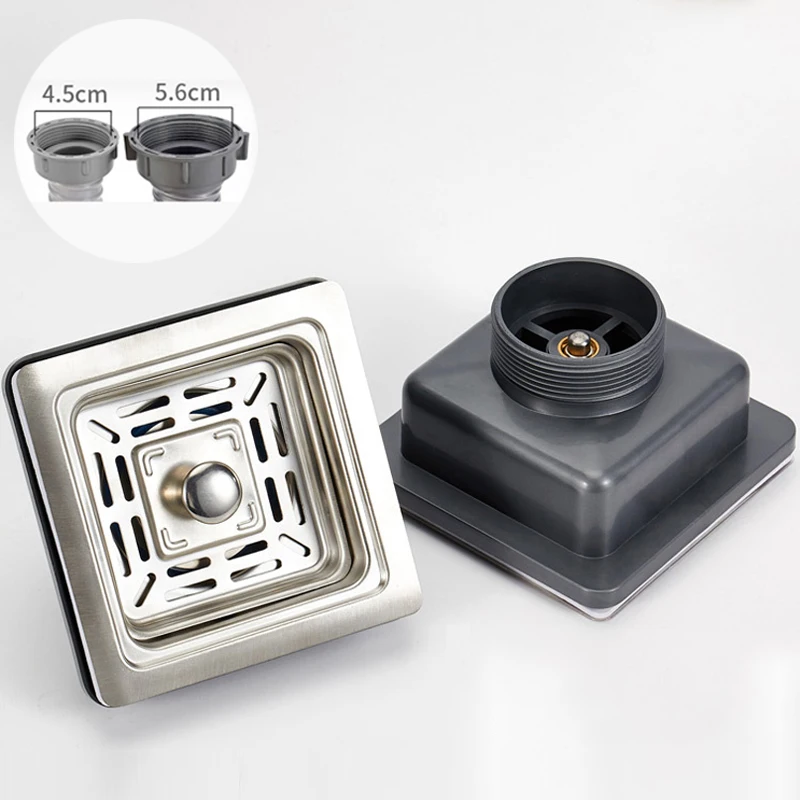 Stainless-Steel-Square-Kitchen-Sink-Drainer-Sink-Drain-Filter ...