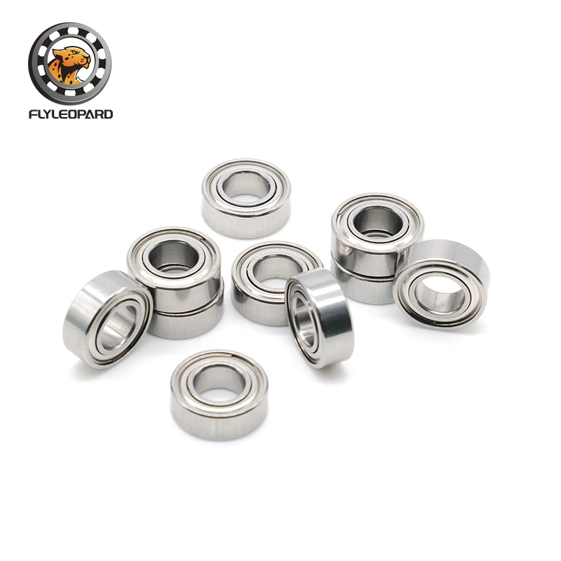 S687W4ZZ Stainless Steel Ball Bearing 7x14x4 mm 10PCS ABEC-7 Non ...
