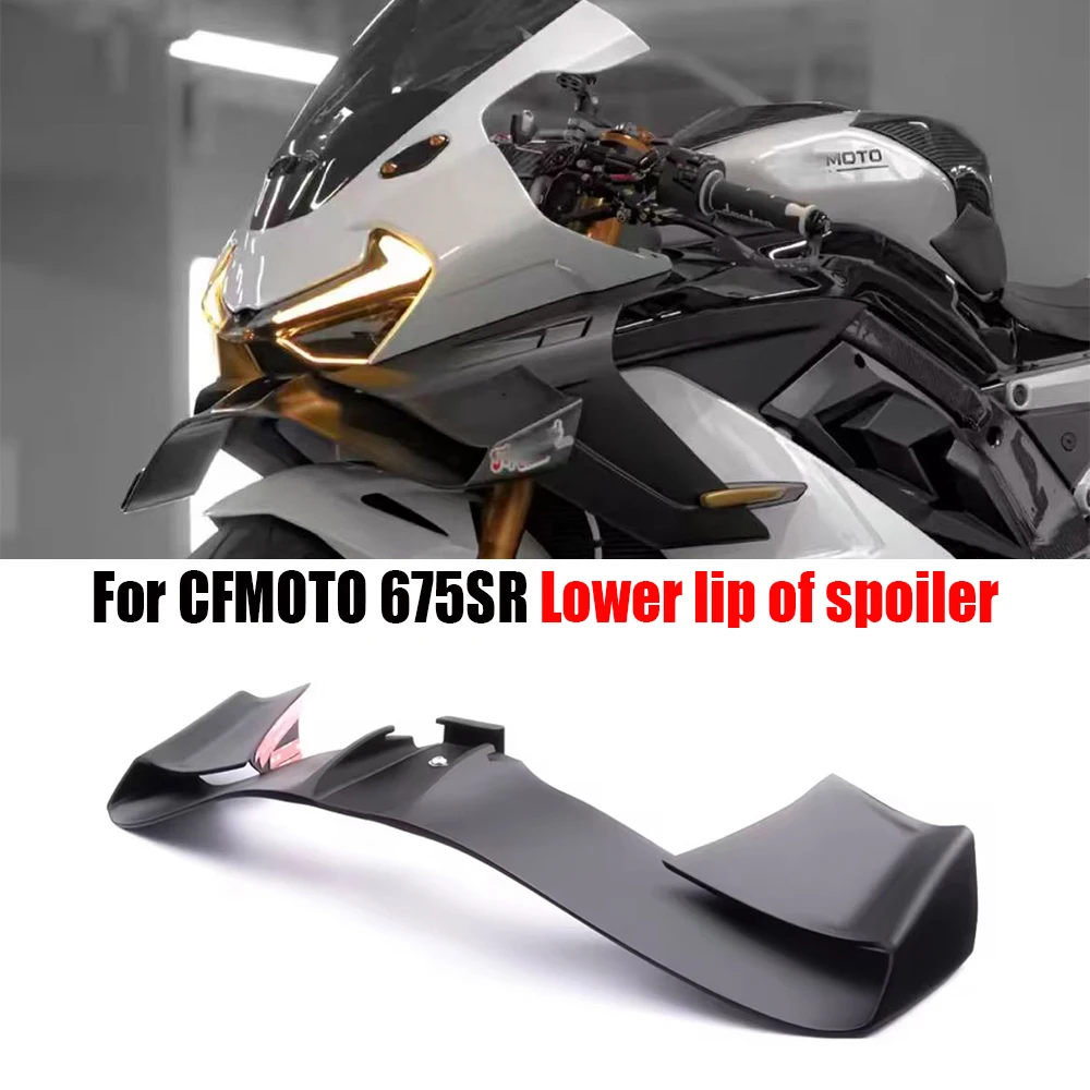 2024+ For CFMOTO 675SR 2024 2025 New motorcycle GP wing abs Black front ...