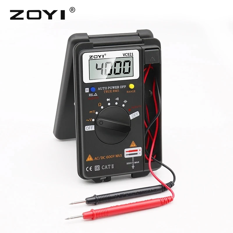 ZOYI-VC921-Mini-Digital-Multimeter-Handheld-Pocket-DC-AC-Votage-Capacitance-Resistance-Frequency ...
