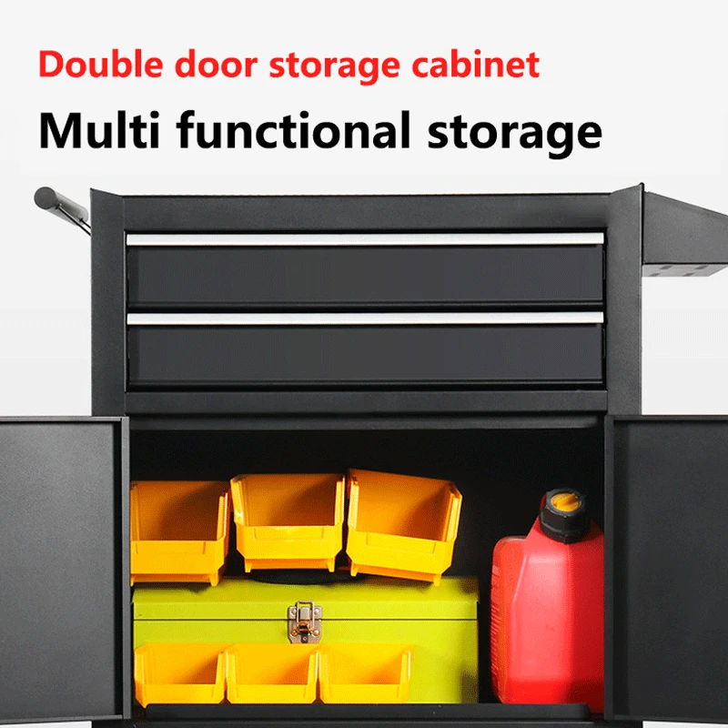 3-Tier-Rolling-Tool-Utility-Cart-Heavy-Duty-Workshop-Mobile-Wheeled-Car ...