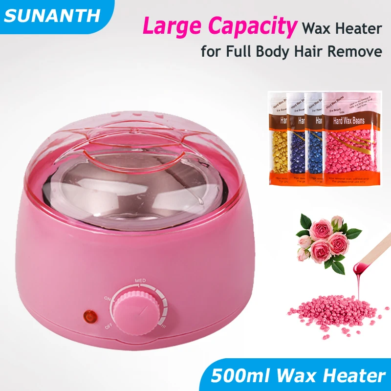 500ml-Big-Wax-Heater-Pot-for-Hair-Removal-Paraffin-Heater-Waxing-Warmer ...