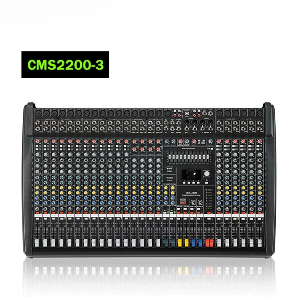 CMS2200-3 Professional Sound Mixing 22 Channels Audio Sound Console ...