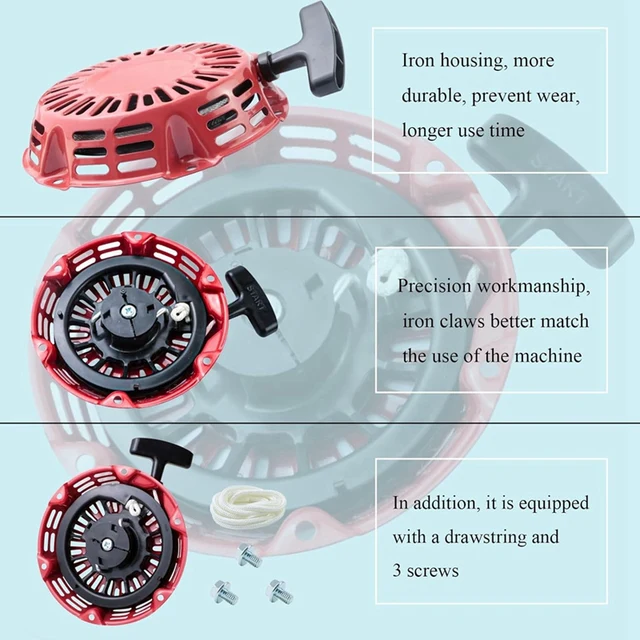 Honda Mower Aazon.co: Red GX160 Pull Start Assebly With Recoil Starter ...