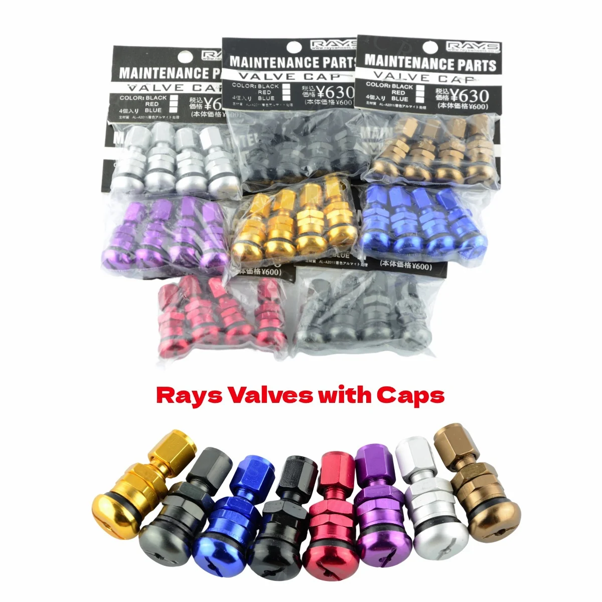 4pcs-set-Universal-Full-Rays-Volk-Racing-Forged-Aluminum-Tire-Valve ...