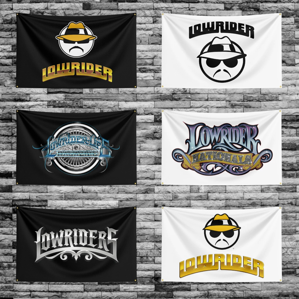 90-150CM-Lowriders-Racing-Flag-Polyester-Digital-Printing-Banner-for ...