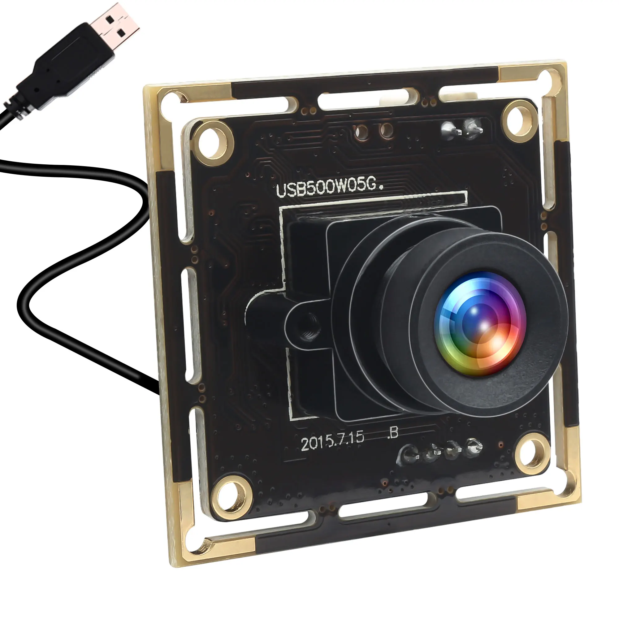 ELP-5MP-USB-Camera-Module-1080P-30fps-2592x1944-85-Degree-No-Distortion ...