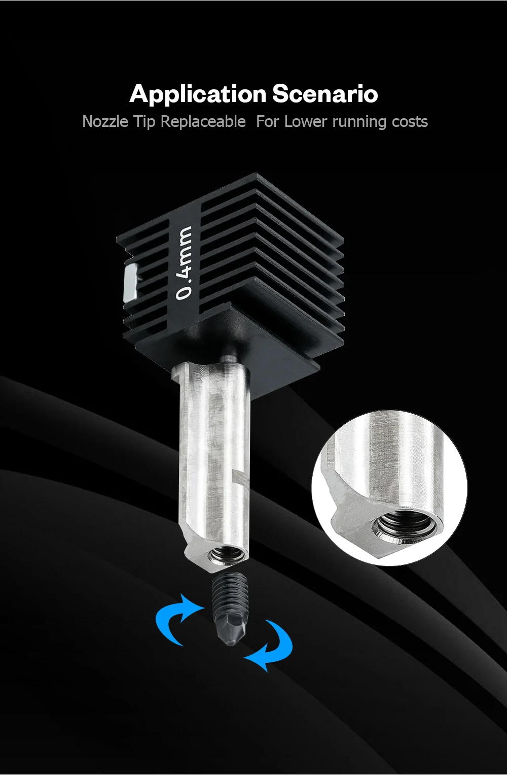 TZ A1 MINI Hardened Steel nozzle
