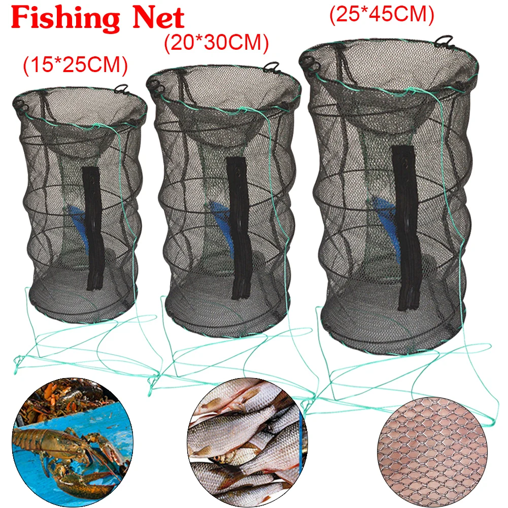 Fishing-Dredge-Net-Portable-Fishing-Landing-Dip-Net-Crab-Crayfish ...