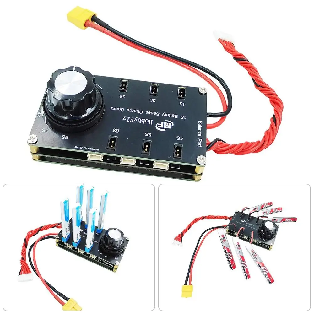 1S-LIPO-Battery-Balance-Charging-Board-6-Port-XT60-Input-Balance-Board ...