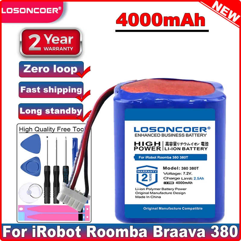 Bluetti Eb70 Batería Para Aspirador IRobot Braava 320, Mint 4200, Mint ...