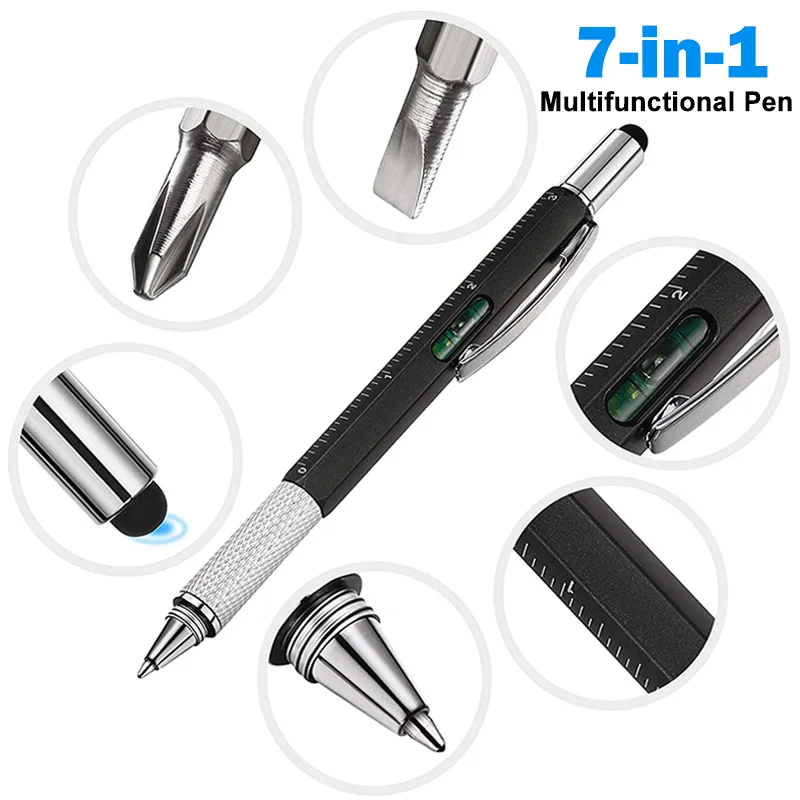 7-In1-Multifunction-Ballpoint-Pen-with-Modern-Handheld-Tool-Measure ...