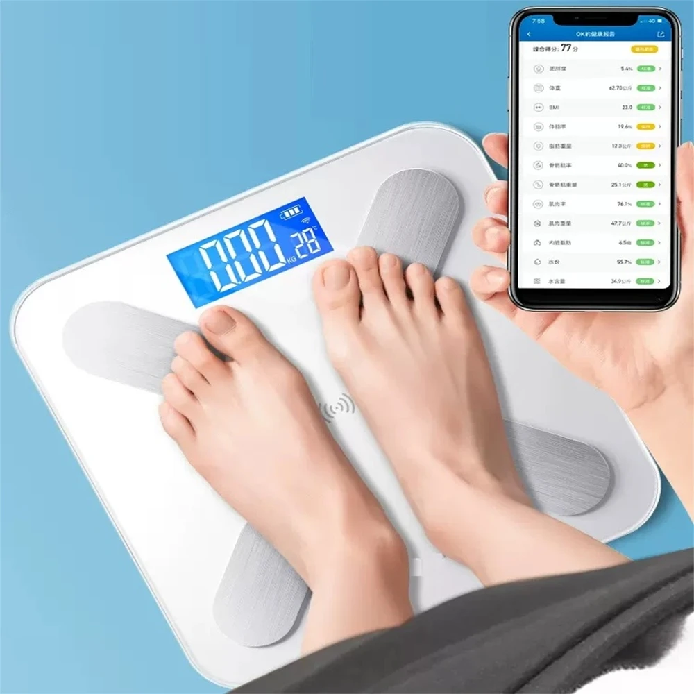 Bluetooth-Body-Fat-Scale-BMI-Scale-Smart-Electronic-Scales-LCD-Digital ...