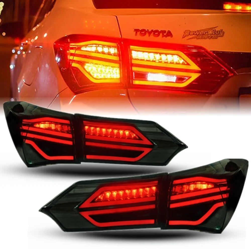 For Toyota Corolla Altis 2014 - 2023 Car Led Rear Tail Lights DRL Turn ...