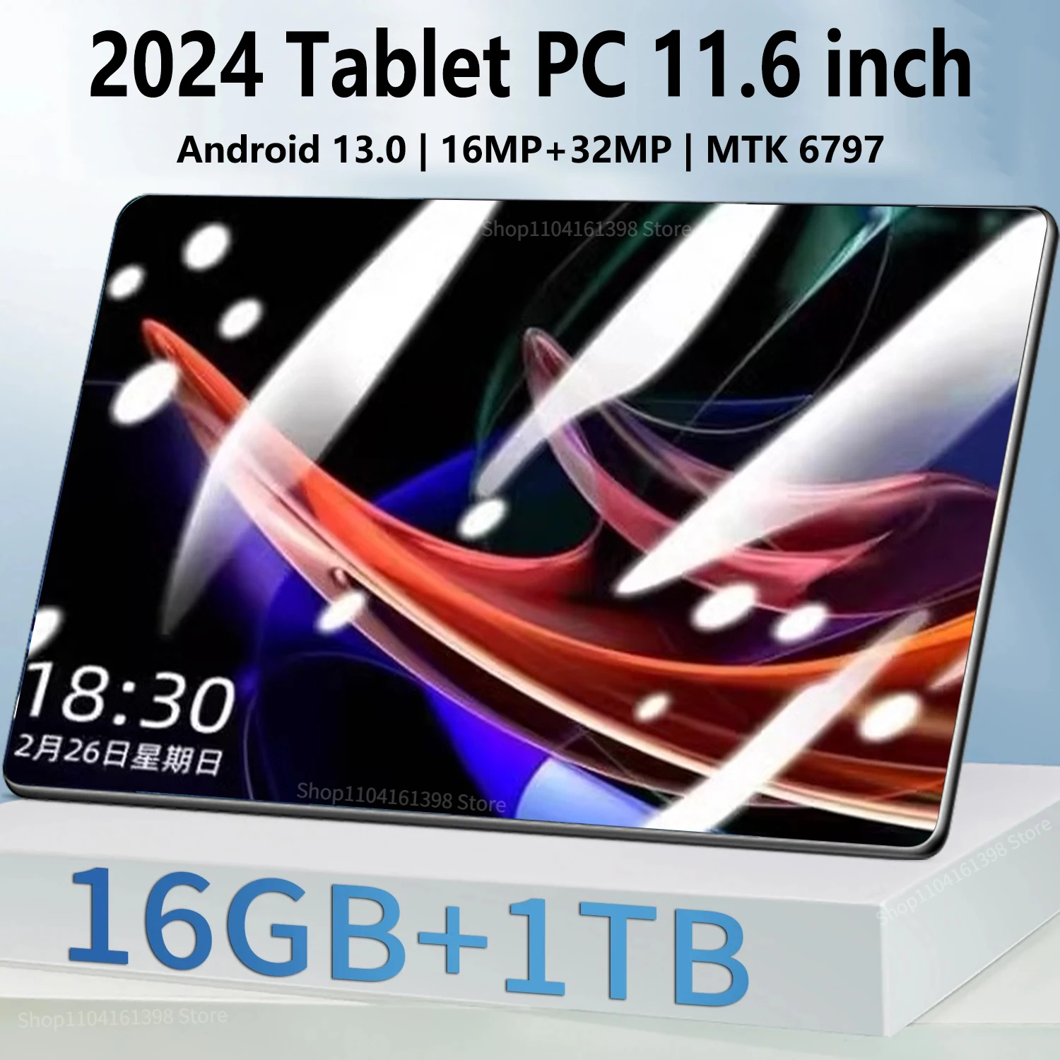 2024-Tablet-Android-13-0-Gloednieuwe-11-6-Inch-16Gb-Ram-1Tb-Rom-Tablet ...
