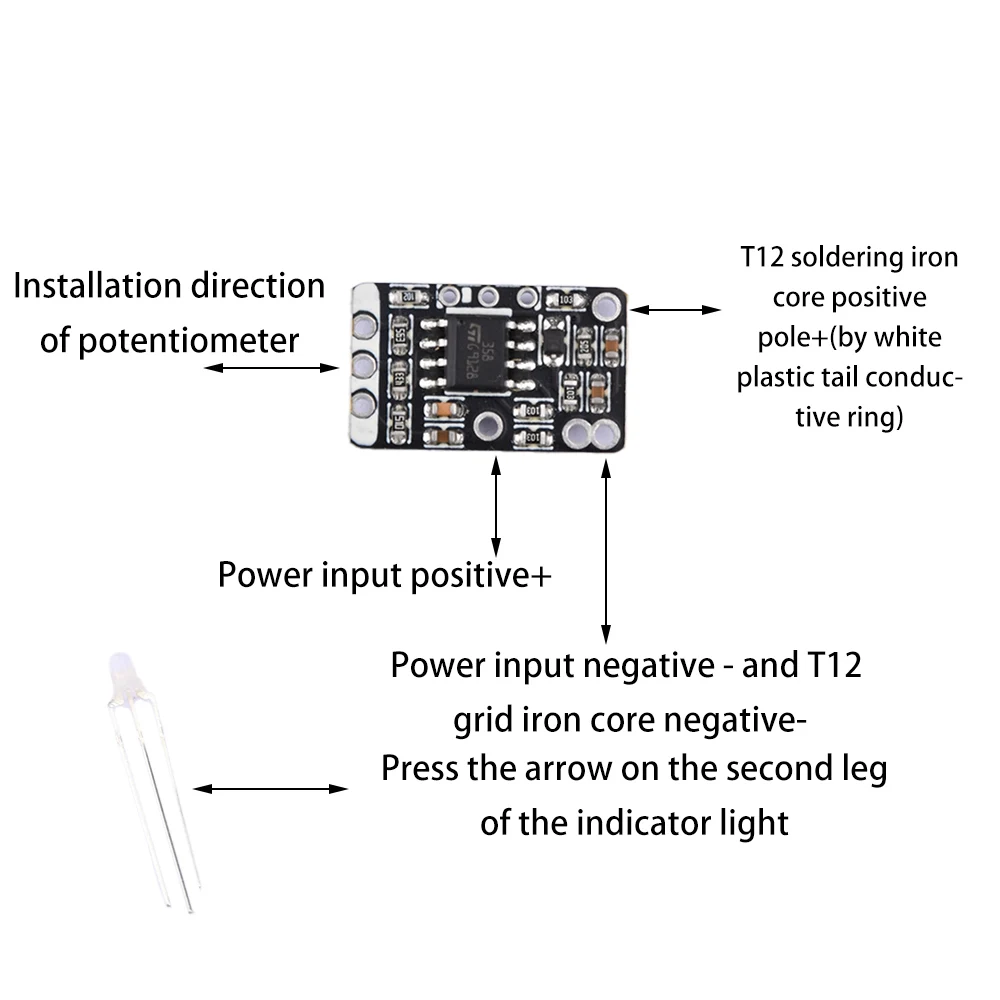 Dc18 ~ 24 V Mini T12 Forrasztóállomás Diy Vezérlőpult – FIXO.hu