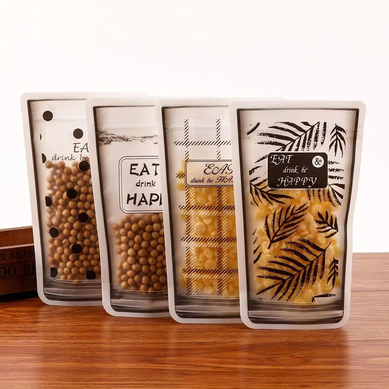 Stand-Up-Plastic-Print-Zip-Lock-Packaging-Bag-Snack-Nut-Cereals-Bean ...