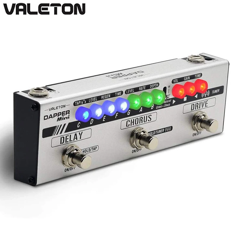 Valeton-MES-1-Mini-Electric-Guitar-Multi-Effect-Pedal-Overdrive ...