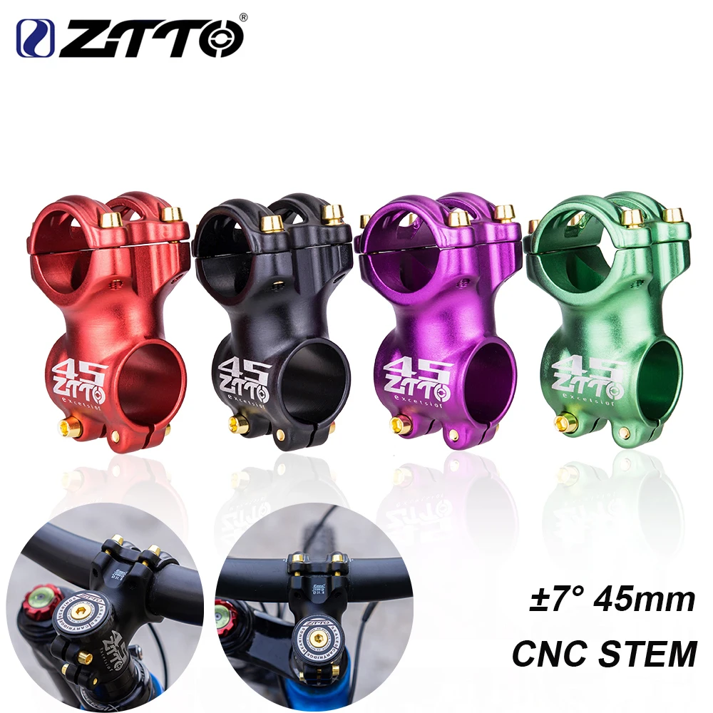 ZTTO-MTB-Stem-45mm-Ultralight-31-8mm-Handlebar-Stem-Aluminum-Alloy-7 ...