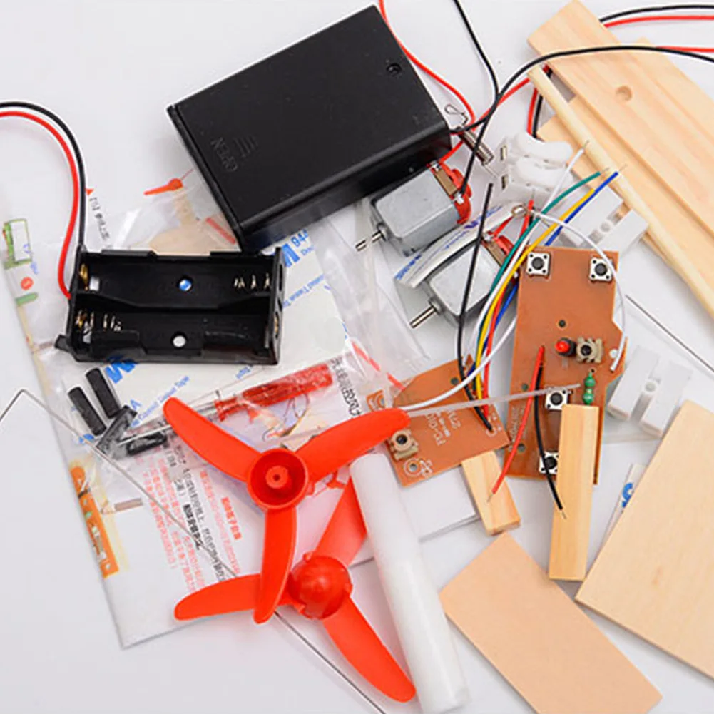 DIY-Remote-Control-Wind-Ship-Model-Educational-Science-Experiment-Toys ...