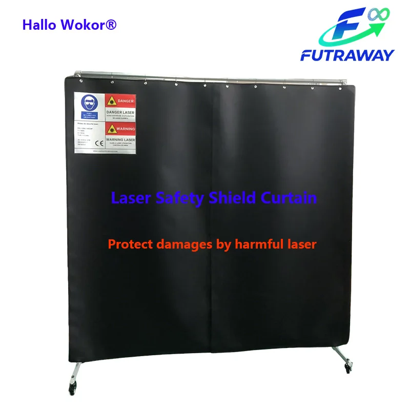 CE Certificated Laser Safety Curtain for Laser Protection Shield ...