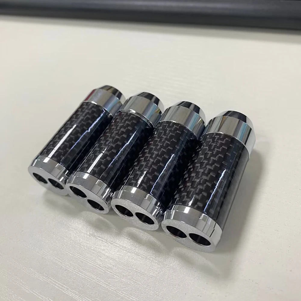 Cable-Pants-Black-Carbon-Fiber-Boot-Y-Splitter-11mm-to-2x7mm-holes-With ...