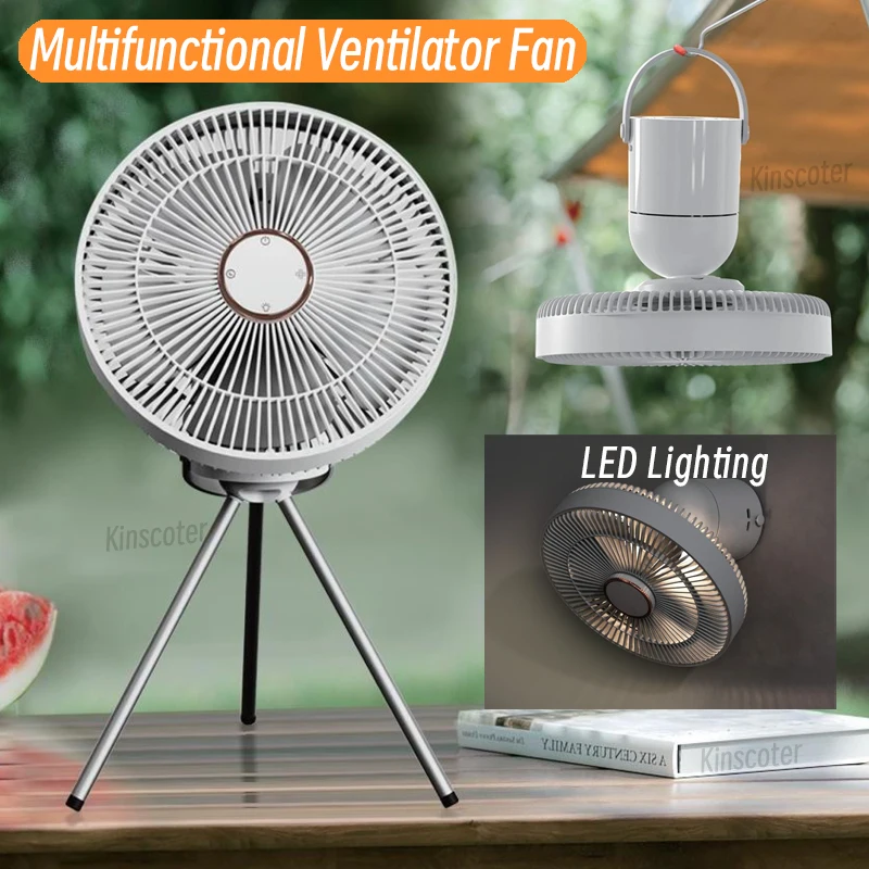 4000mAh-Outdoor-Electric-Fan-Rechargeable-Desktop-Circulator-Wireless ...
