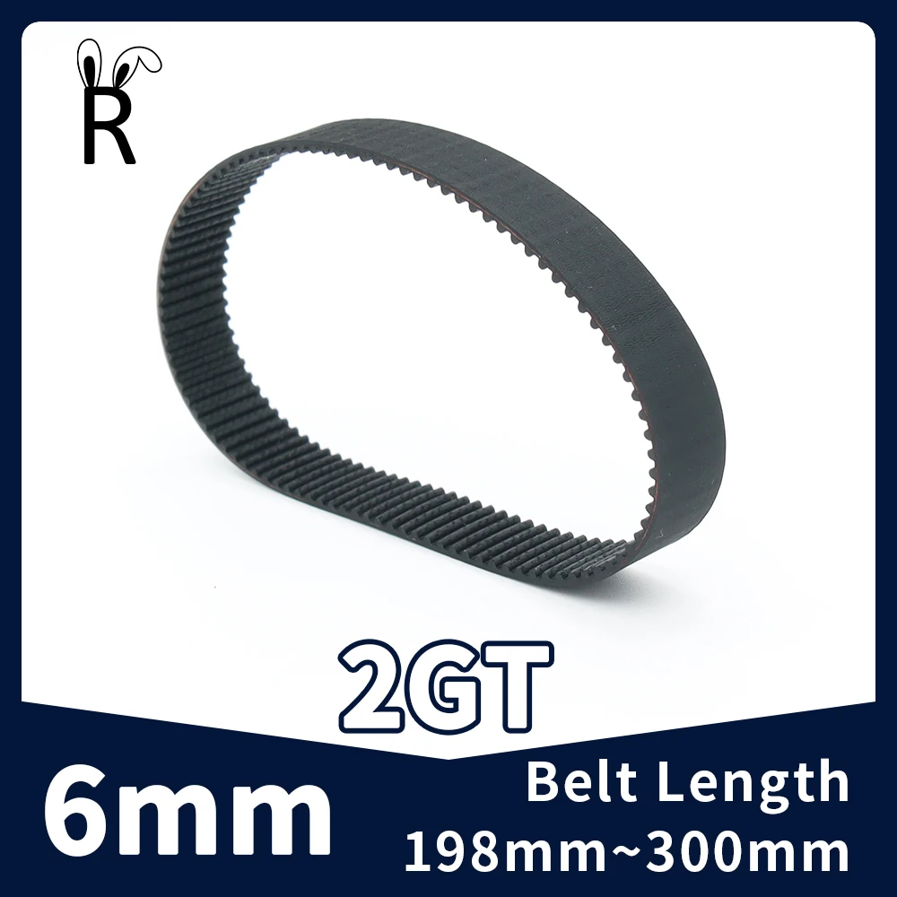 Belt-Width-6mm-2GT-Timing-Belt-Length-Perimeter-198mm-300mm-Rubber ...