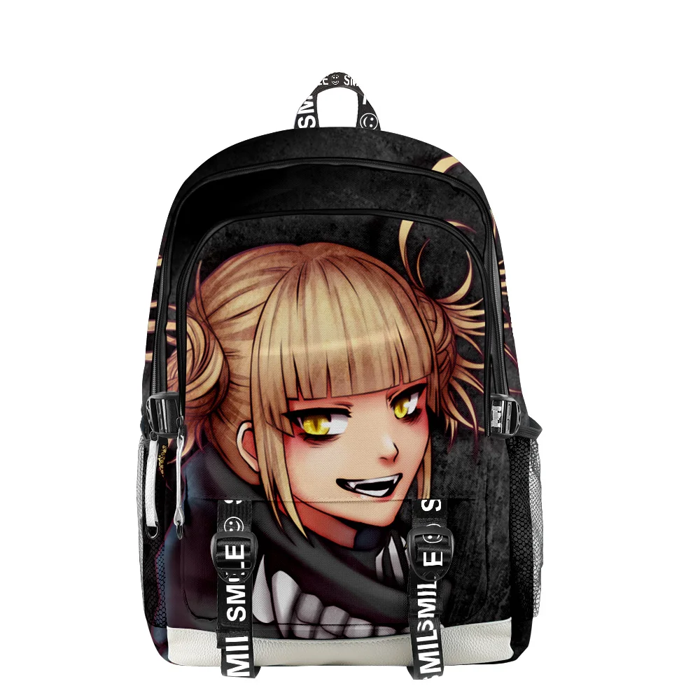 2022-My-Hero-Academia-Backpack-Oxford-Schoolbag-Casual-Toga-Himiko ...