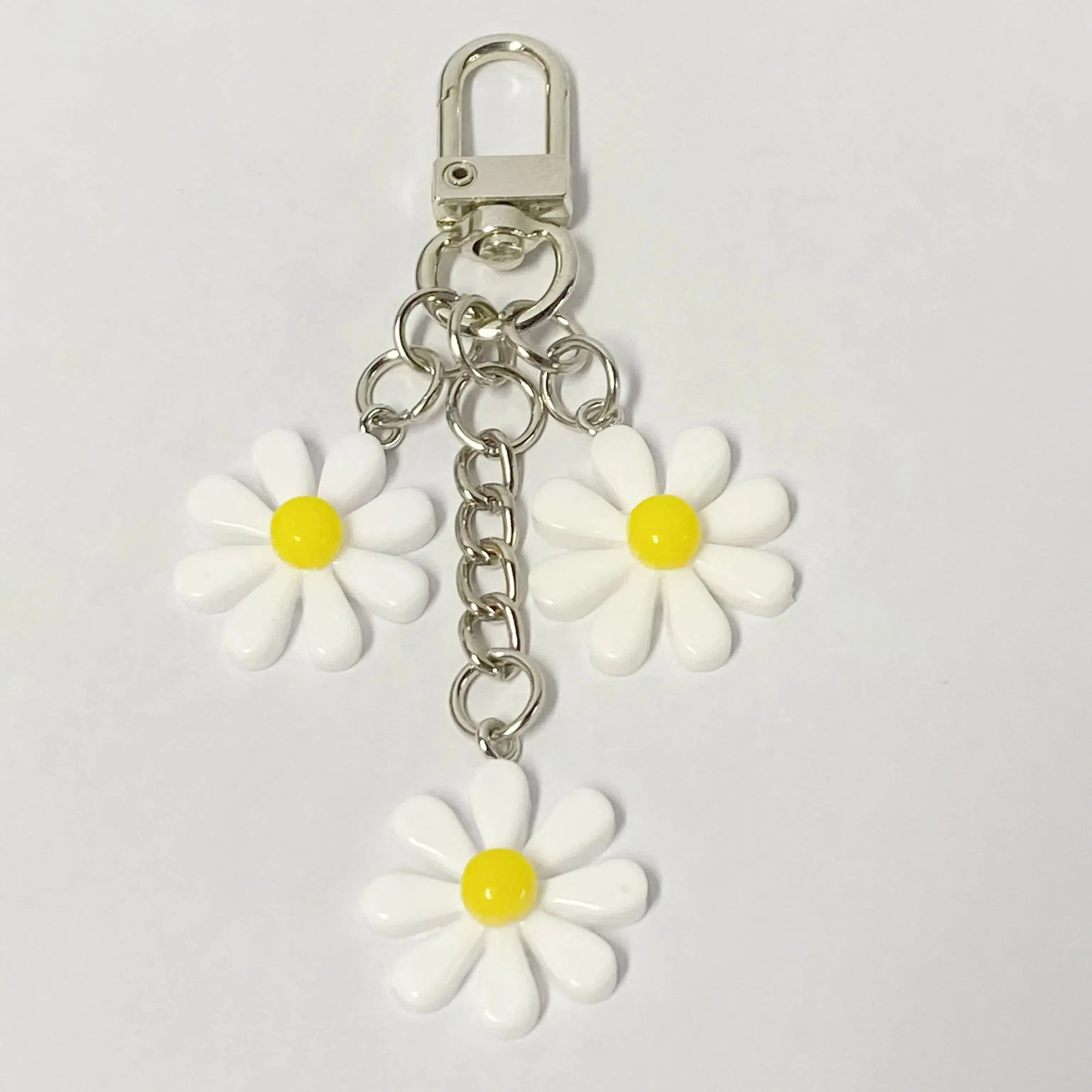 1pc Cute White Daisy Keychain, Elegant Women’s Decorative Gift ...